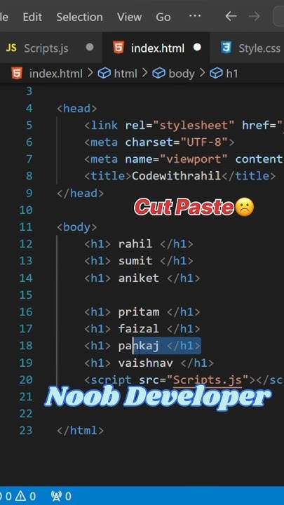 Vs Code Tips & Tricks #part6 |Webdevelopers #coding #javascript #mernstack #codinglife # ...