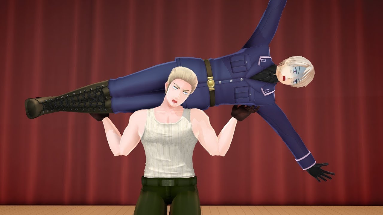 [MMD] Hetalia - Do you even lift, bro? + Motion DL - YouTube