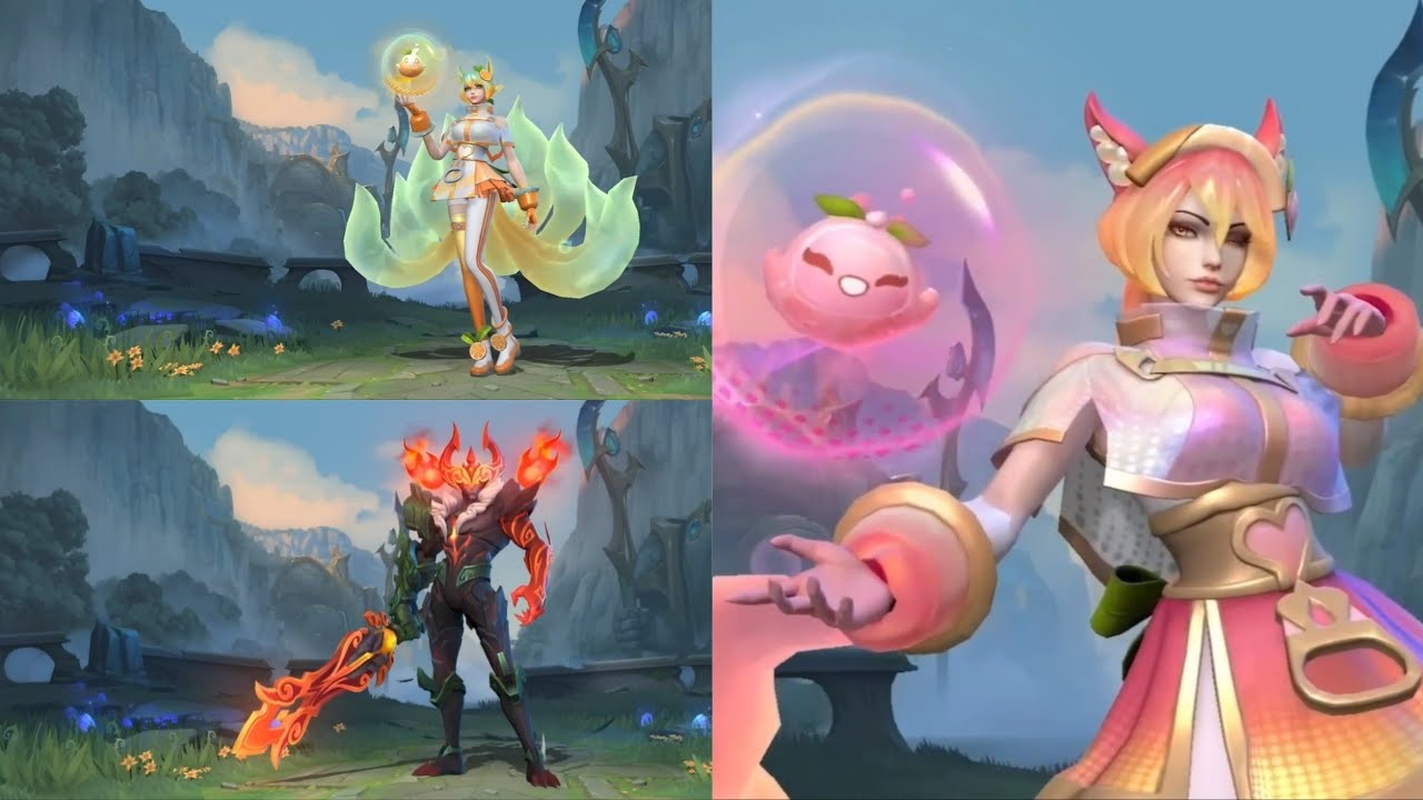 WILDRIFT New Exclusive Skin Food Spirit Ahri, Shan Hai Scroll Aatrox ...