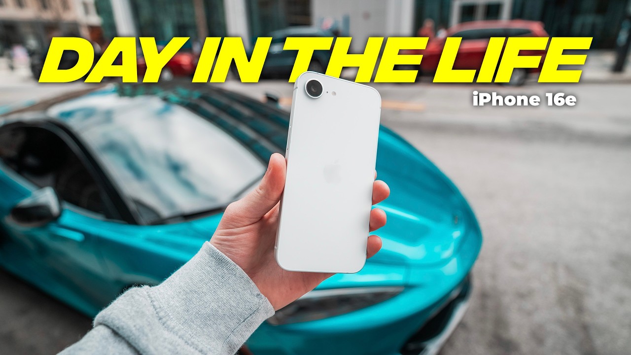 iPhone 16e - A REAL Day in the Life Review! - YouTube