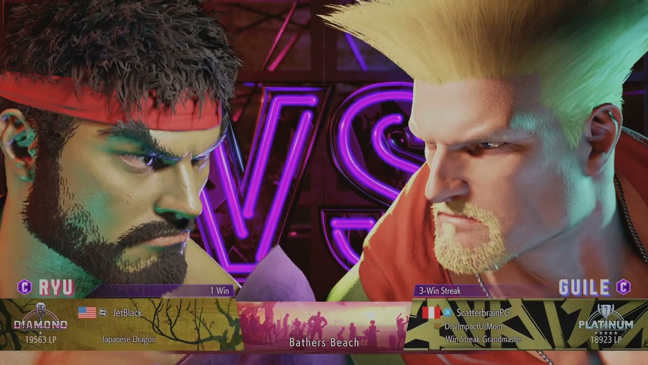 A VERY Angry Ryu— ranked set - ryu vs guile SF6 - YouTube