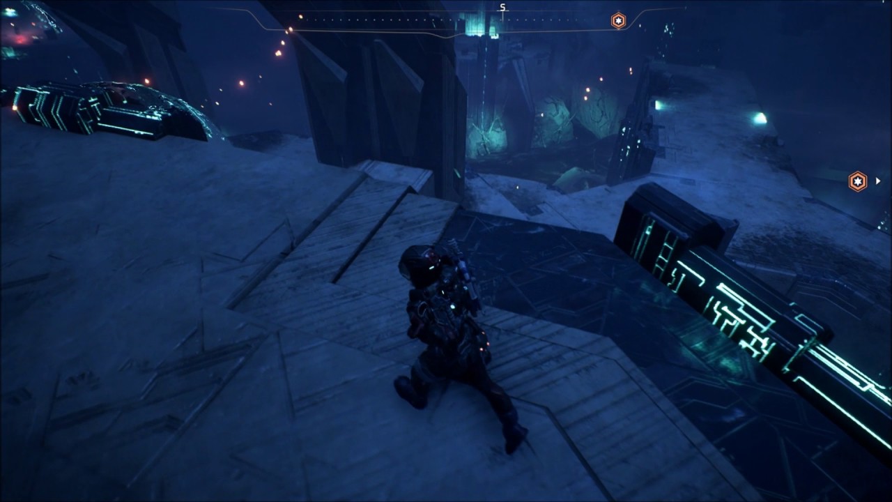 Mass Effect Andromeda Voeld Vault Lift the Shutdown Direct Route - YouTube