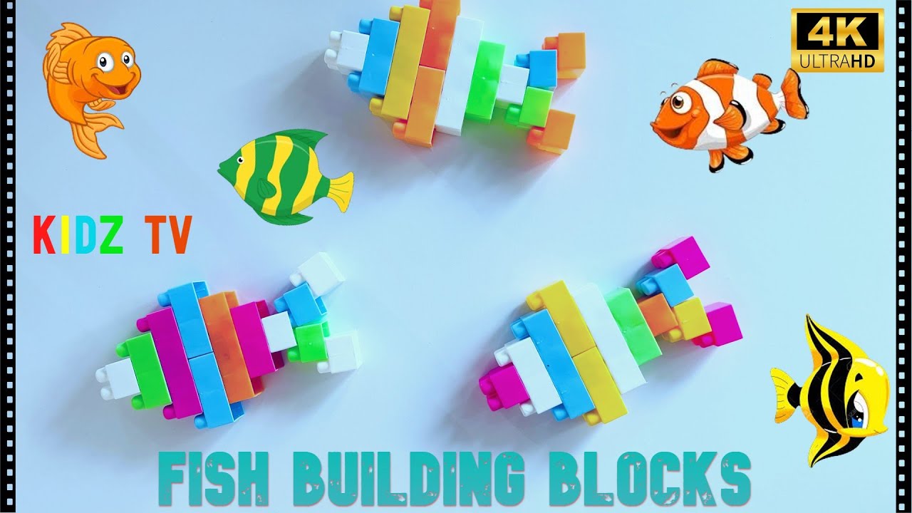 Fish in Sea Building Blocks | Building Block Relaxation | Satisfaction ...