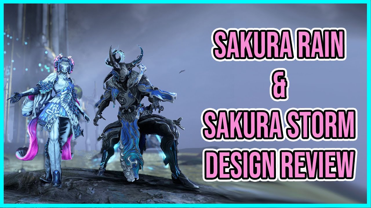Warframe. Sakura Rain & Sakura Storm Design Review | Nova Aozakura Skin ...