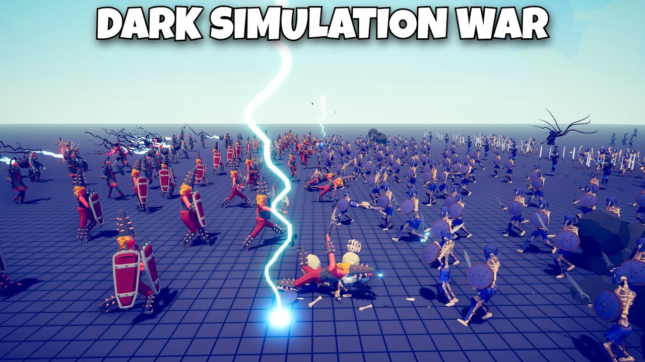 DARK SIMULATION WAR - EVIL vs SPOOKY - Totally Accurate Battle ...