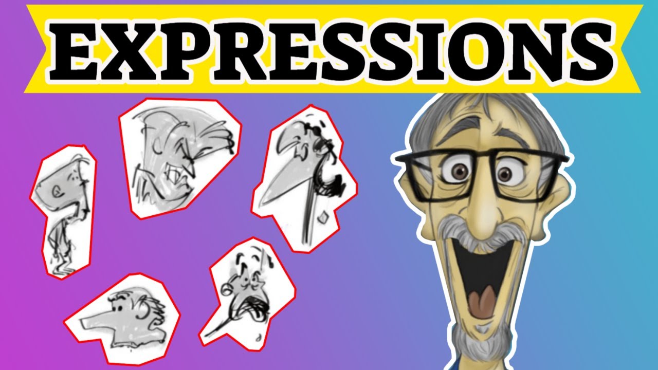Learn How to DRAW Expressions // CHARACTER Design for ANIMATION ...