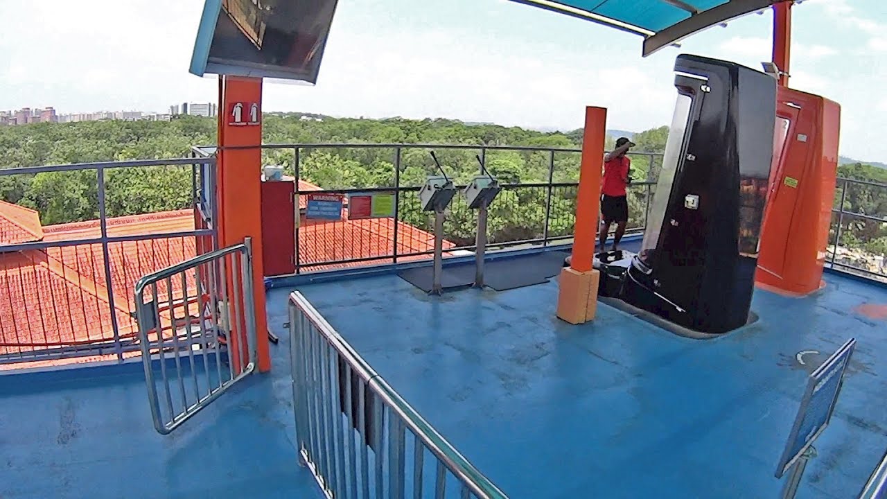 Insane Torpedo Water Slide at Wild Wild Wet Singapore - YouTube