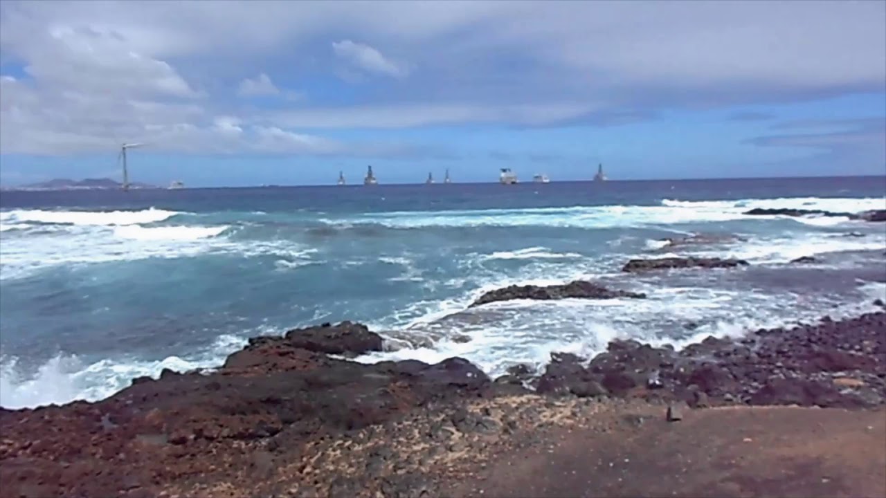 Playa la Restinga de Jinamar #1 Zona arqueológica - YouTube