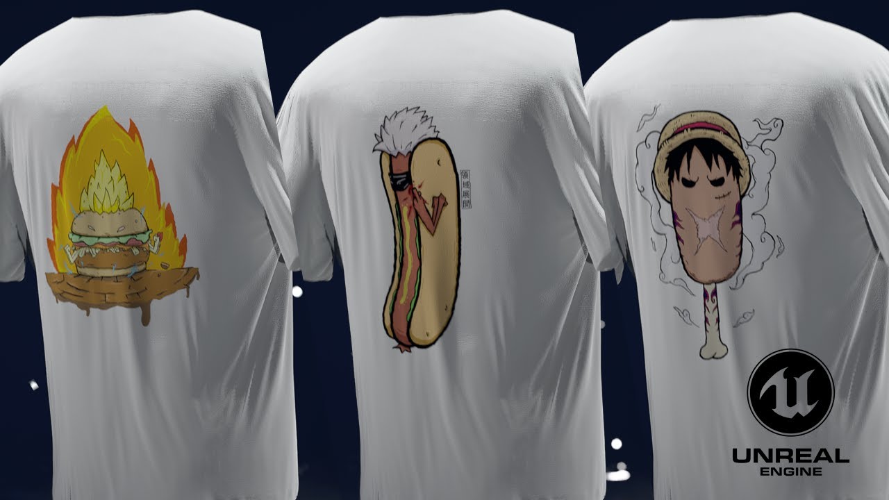 Project my T-shirt l Unreal Engine 5 - YouTube