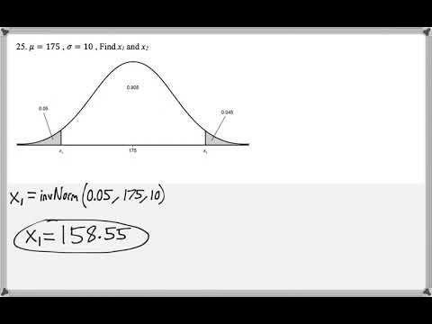 Math 208 : 6.2 #25 (Elementary Statistics Tutorial : Normal ...