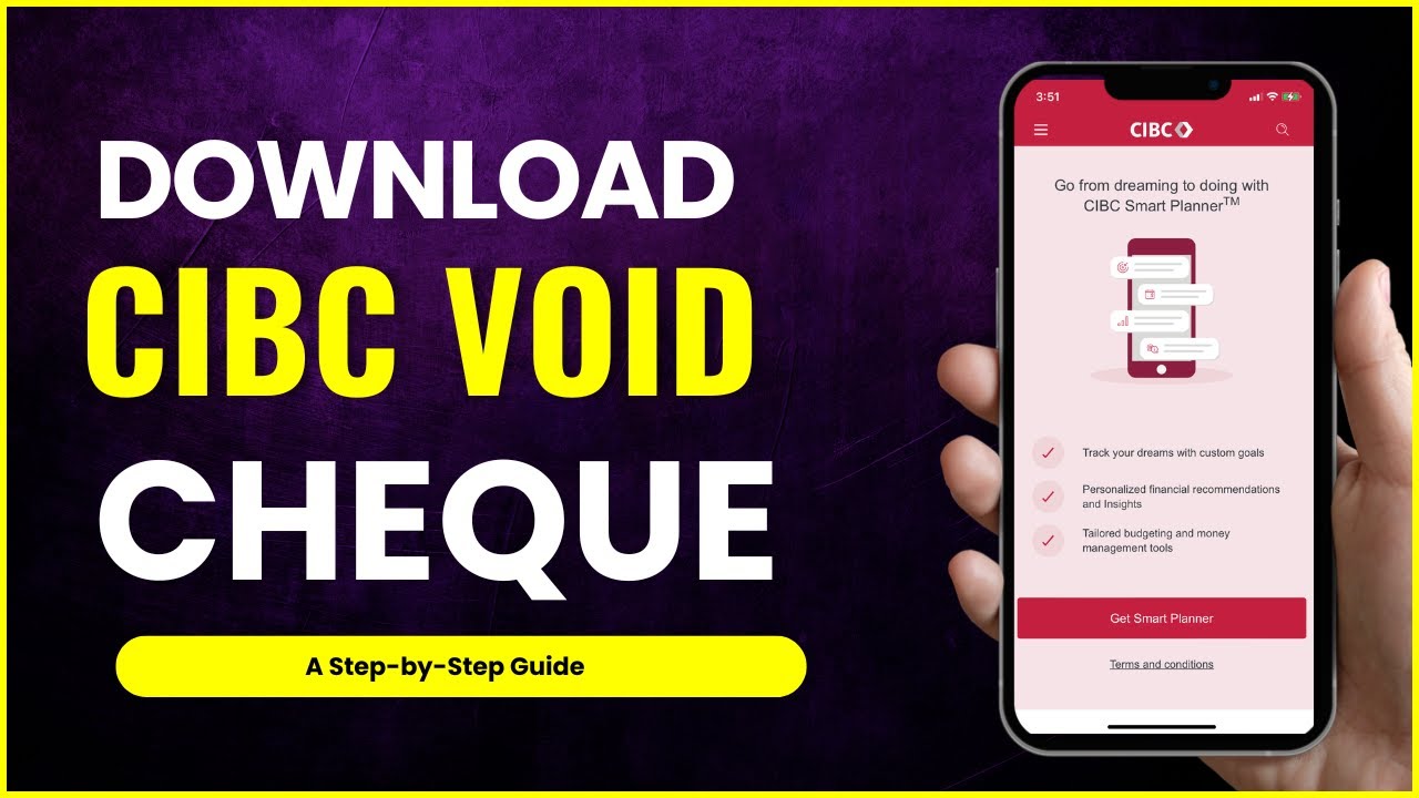 How to Download CIBC Void Cheque - YouTube
