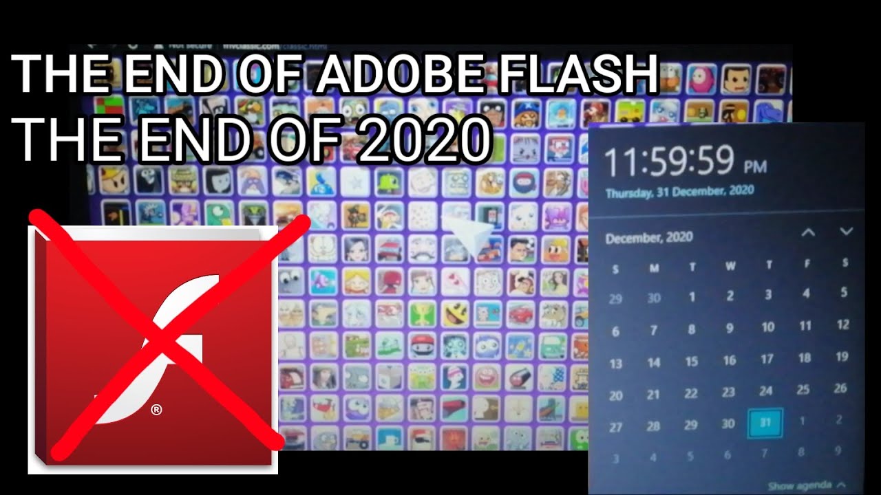 THE END OF ADOBE FLASH GAMES AND THE RISE OF 2021 - YouTube