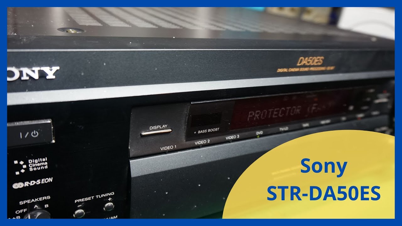 Amplituner wielokanałowy Sony STR DA 50ES - YouTube