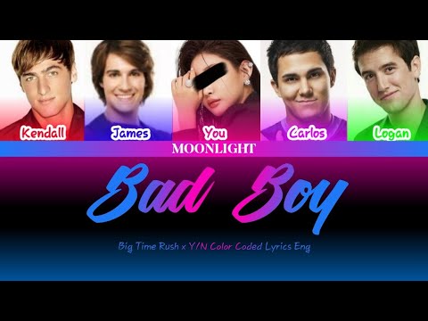 Y/N x Big Time Rush 'Bad Boy' Color Coded Lyrics Eng - YouTube