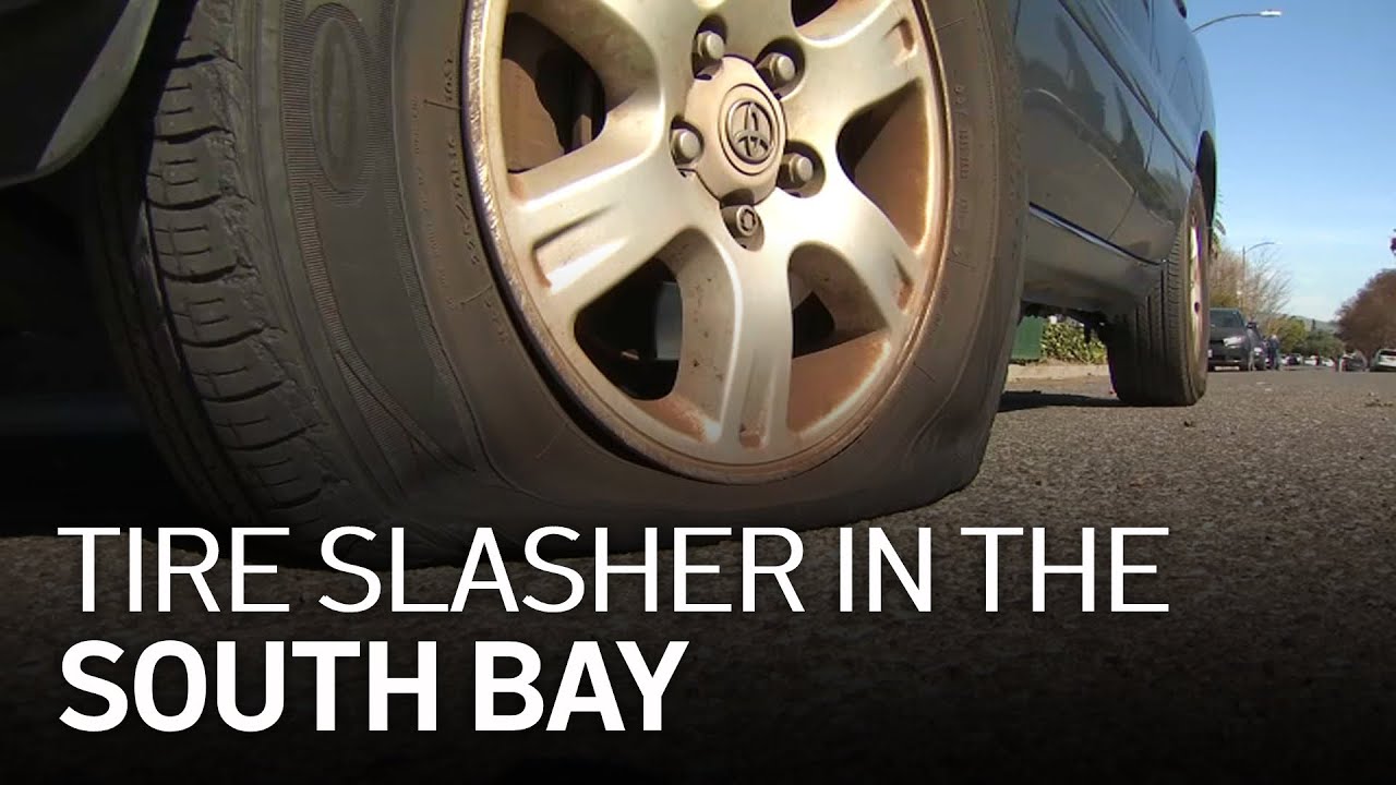 Tire Slasher Damages Dozens of Cars on San Jose Street - YouTube