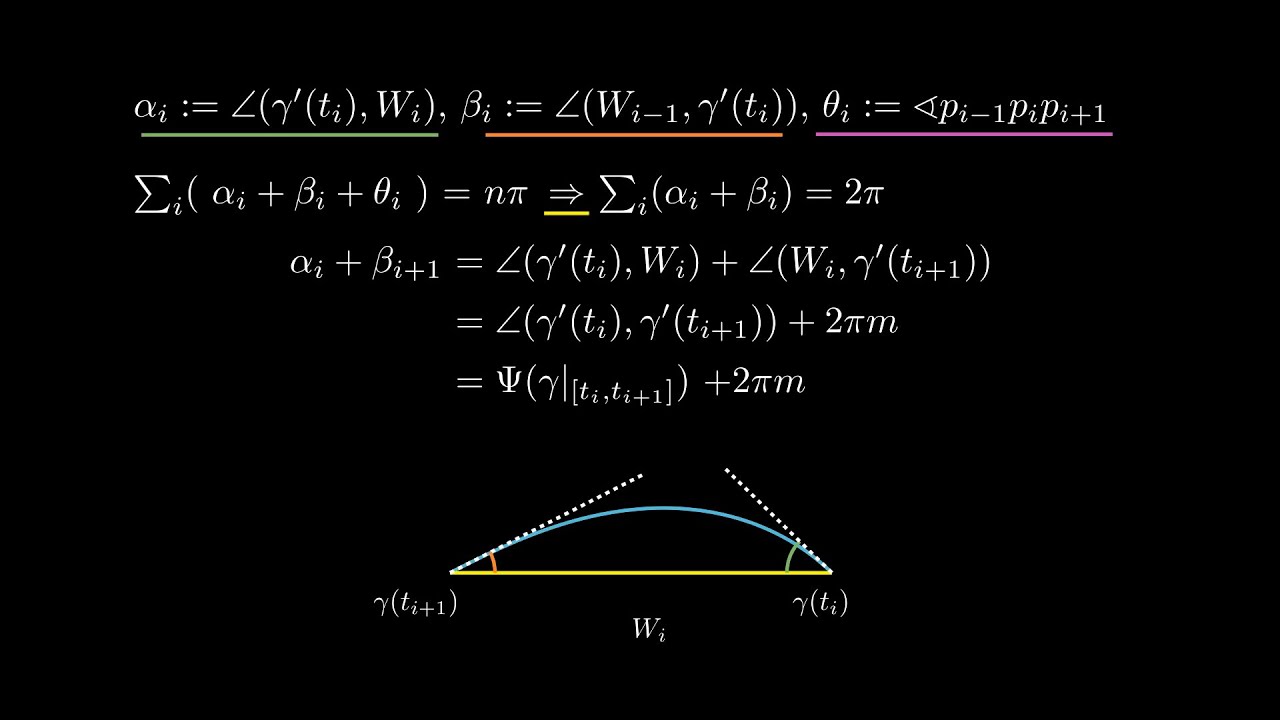 Differential Geometry - 7 - Signed Curvature x Turning Tangents - YouTube