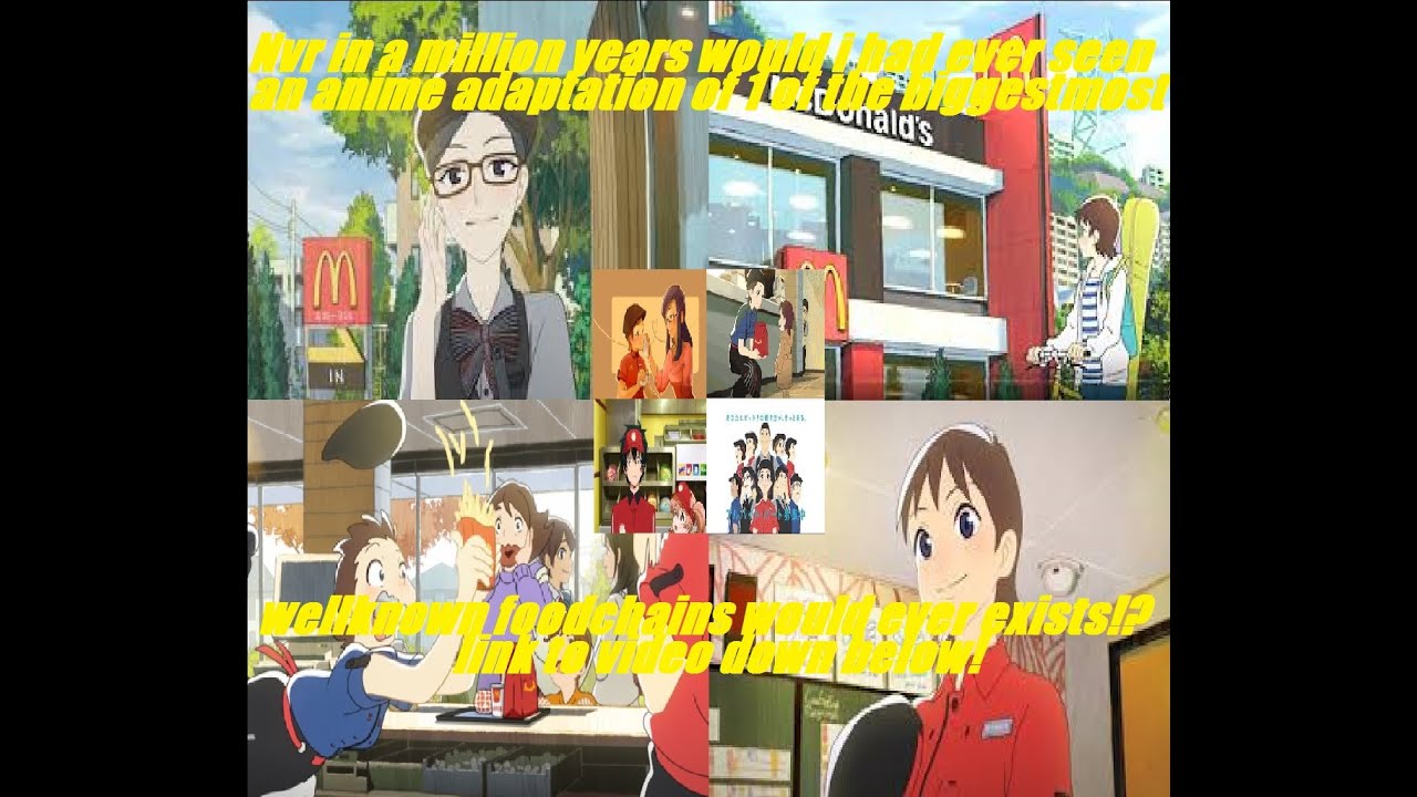 Reaction to McDonald's Japanese Anime style commercial Review segment ...