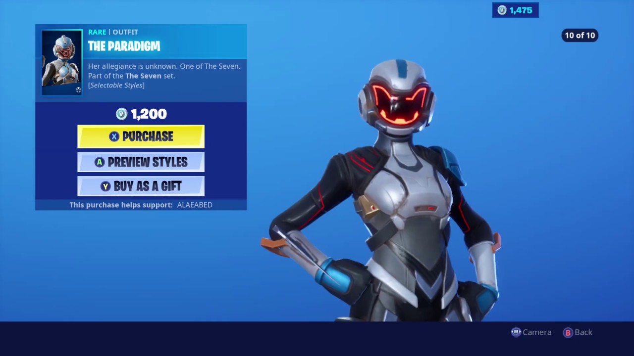 NEW *THE PARADIGM SKIN* FULL SHOWCASE! (THE FEMALE SCIENTIST) [ALL ...