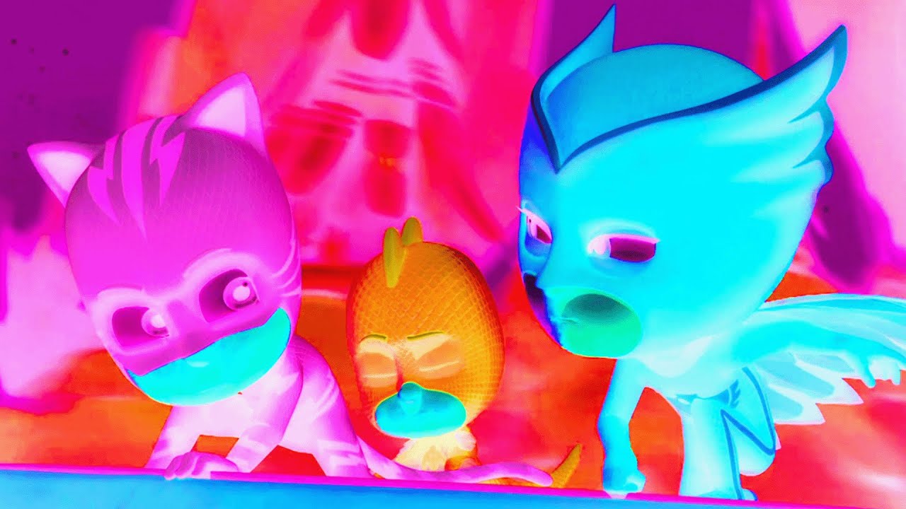 Crazy Train Ride | PJ Masks Funny Colors | Cartoons for Kids - YouTube