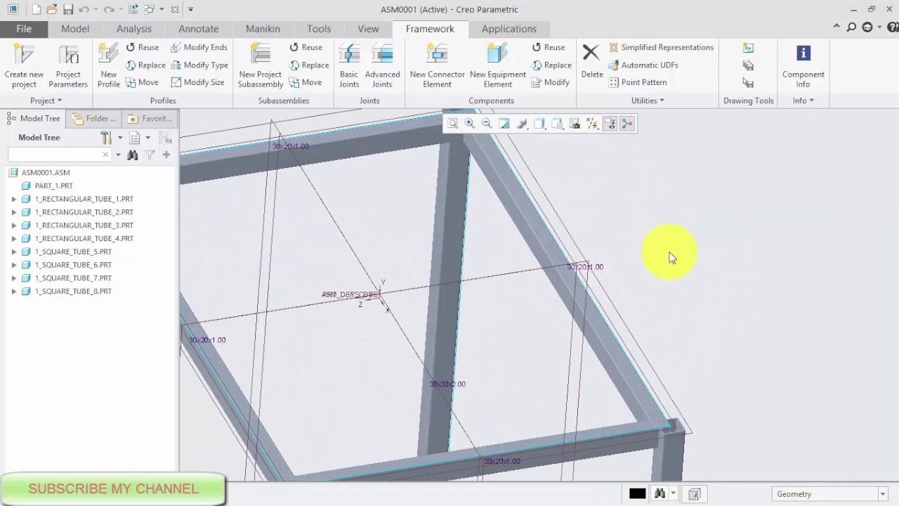 EXF FRAMEWORK IN CREO 4 0 - YouTube