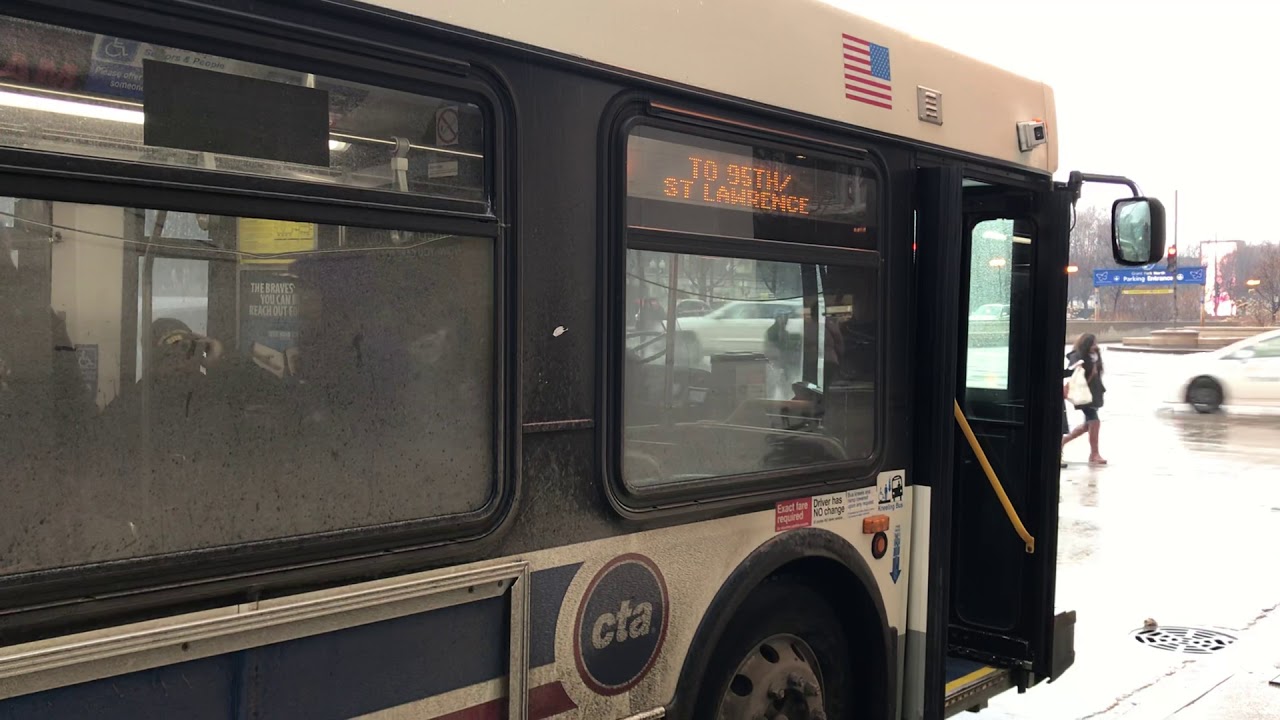 CTA 2 New Flyer D40LF #1243, 1997 Route 4, 157 New Flyer DE60LFR #4361 ...