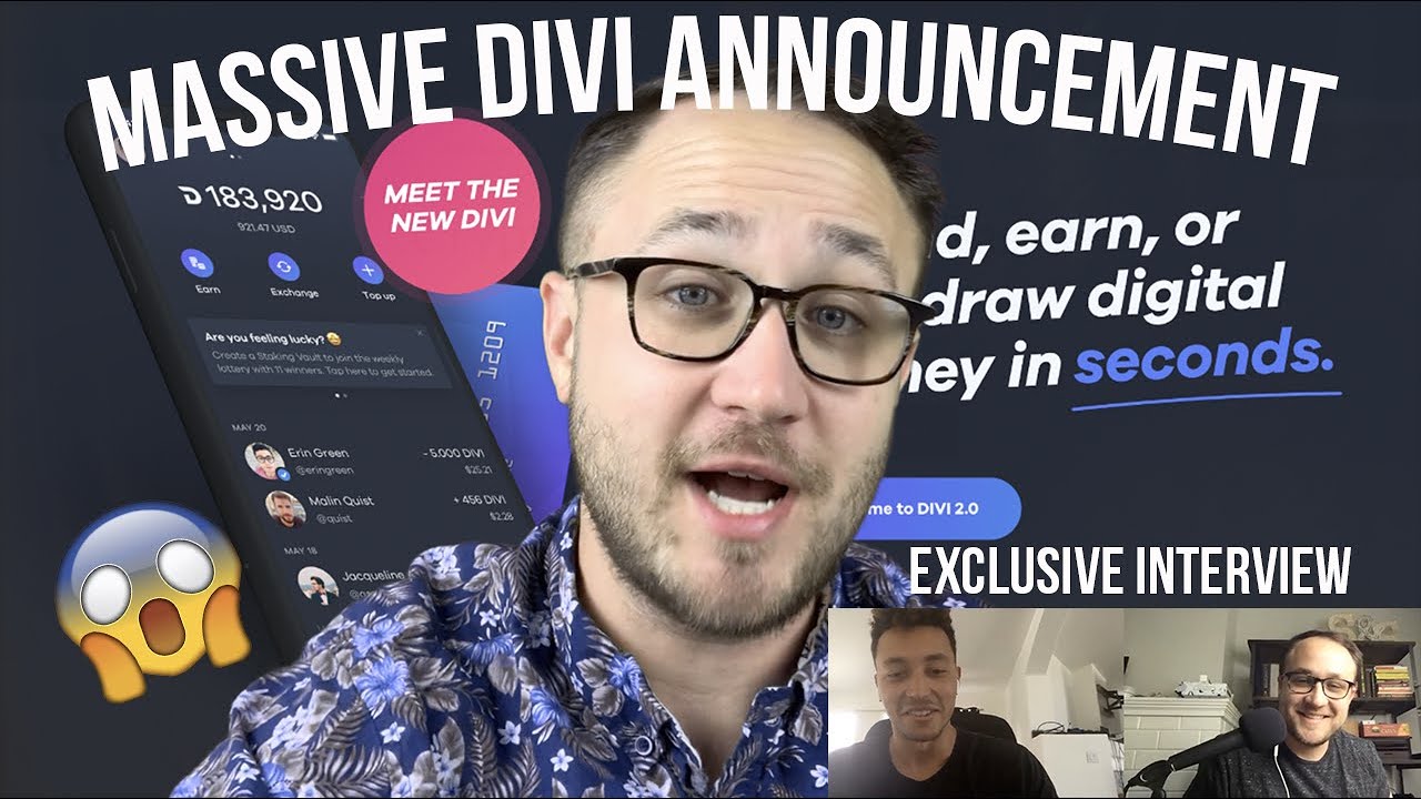Massive DIVI Announcement | Cryptocurrency & Masternode Interview - YouTube