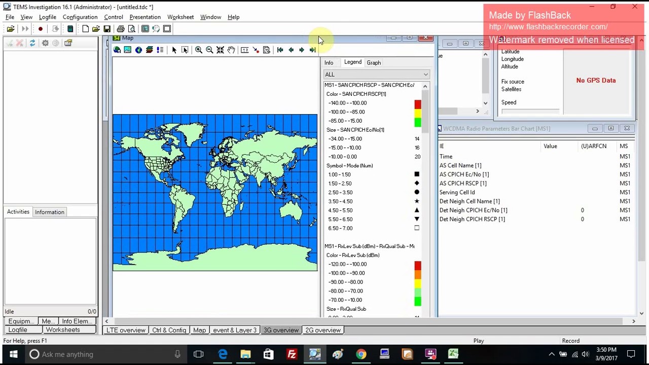 How To Make TEMS drive test tool, work space. - YouTube