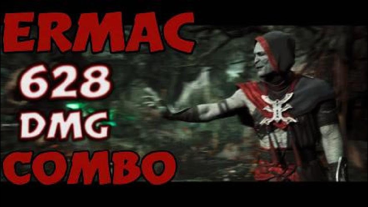 Ermac Big Dmg Combos Mk1 - YouTube