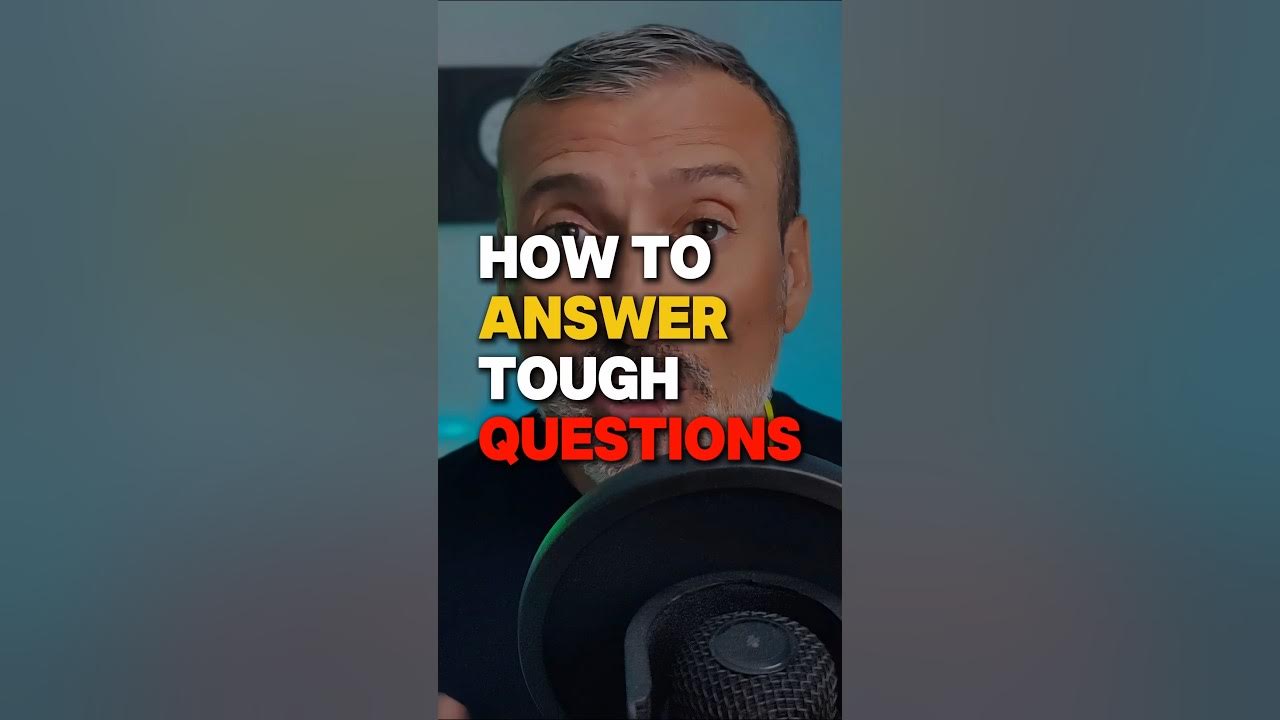 How to answer tough questions. Speak English fluently and ...