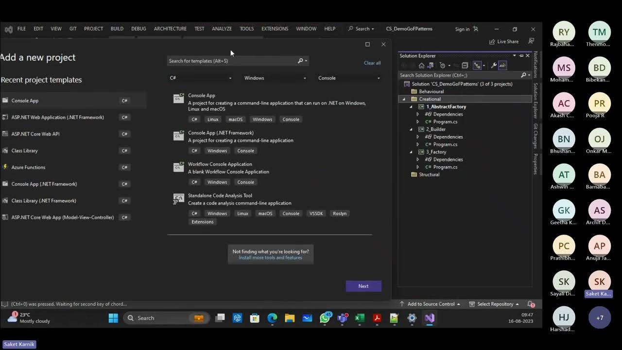 Training on Mastering NET & Net Core, Quinnox 2023 08 16 Day6 - YouTube
