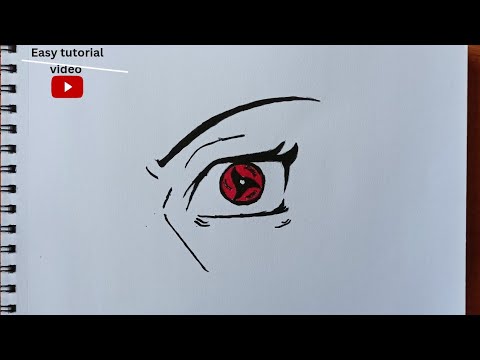 How to draw sharigan | How to draw sharigan eyes | - YouTube