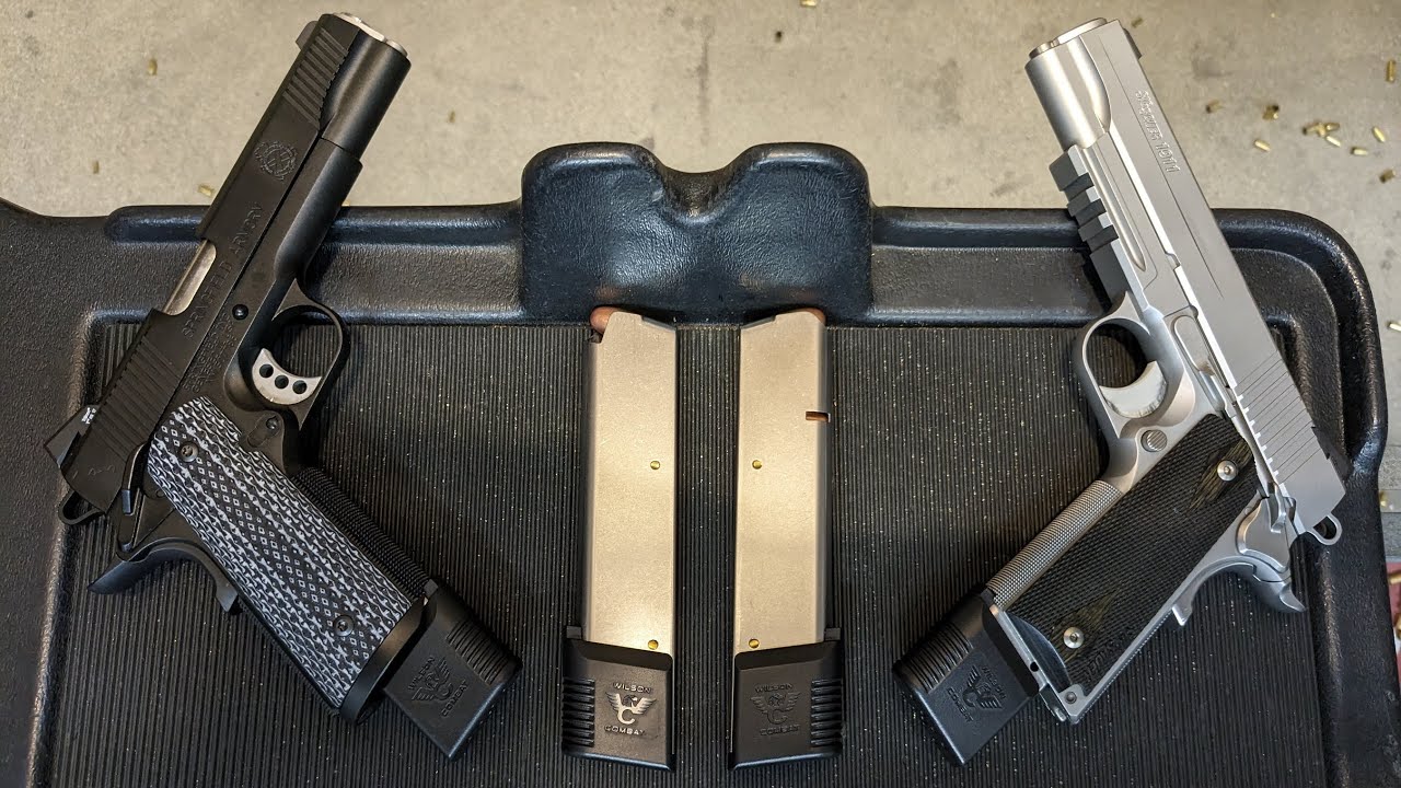 Wilson Combat Extended Basepad 1911 Magazines with Springfield Armory ...