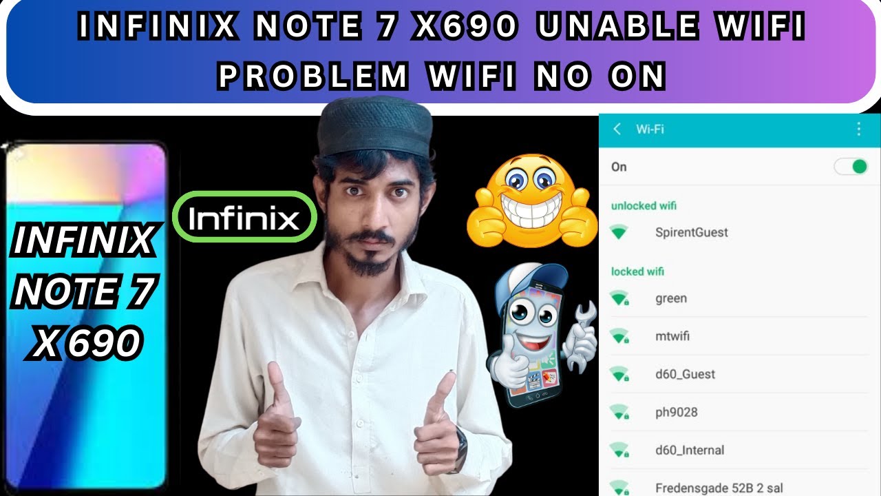 How To Repair Infinix Note7 X690 WIFI IC Problem | Infinix Note7 WIFI ...