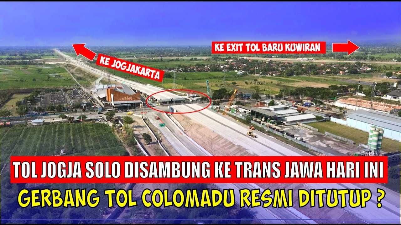 TOL JOGJA SOLO HARI INI DISAMBUNGKAN DENGAN TOL TRANS JAWA, GERBANG TOL ...