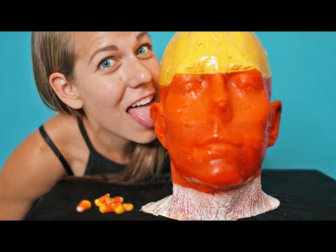 I Make a LIFE-SIZE CANDY CORN HEAD of Myself (ft. Punished Props Academy)