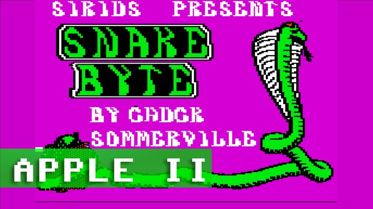 [Longplay] Snake Byte (Level 1-20) - Apple II - YouTube