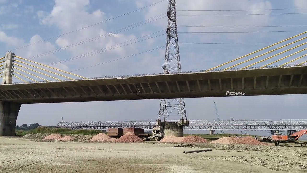 Mokama Six Lane Bridge l 2024 के जून में दौड़ेगी गाड़ी l मोकामा 6 लेन ...