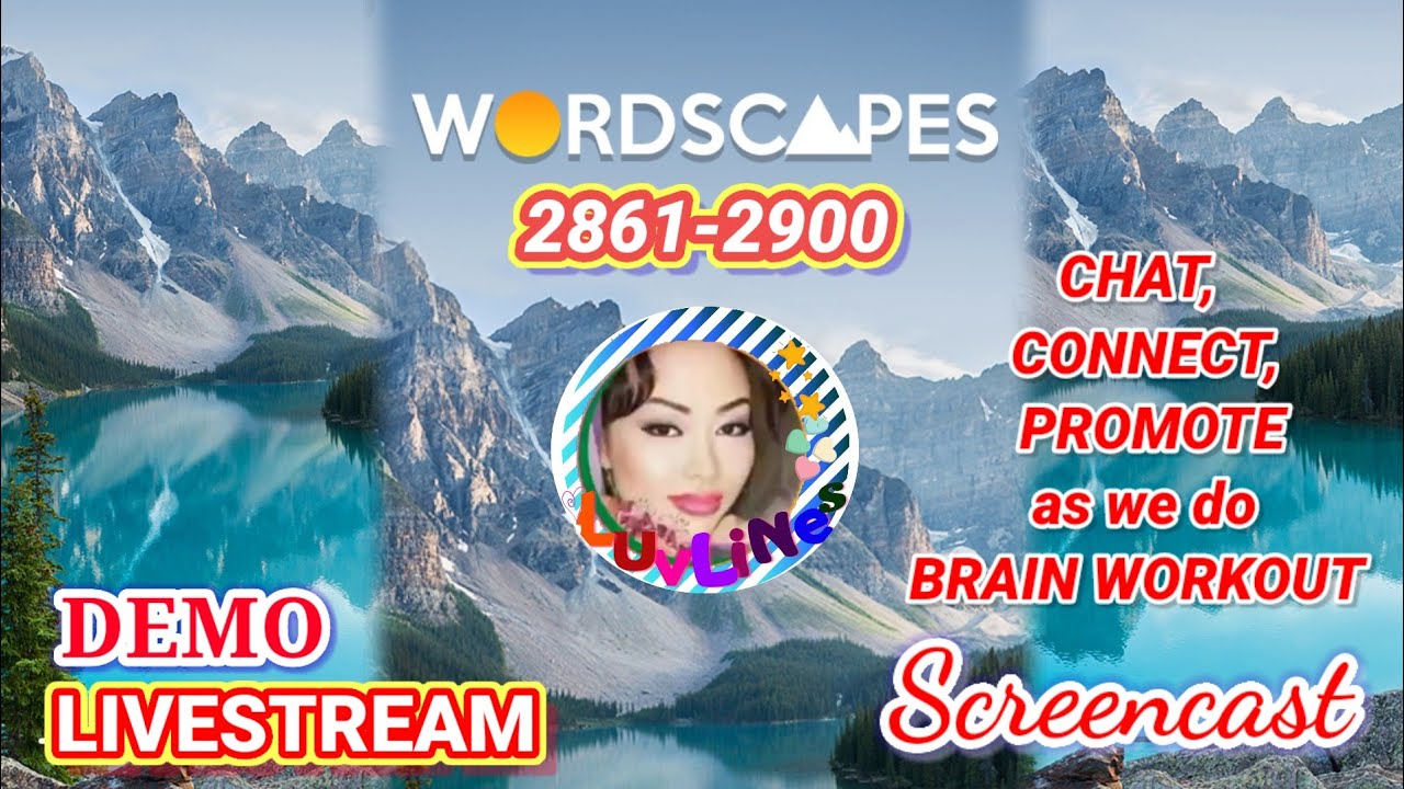 TALK, CHIILL, LEARN / BRAIN WORKOUT/ WORDSCAPES 2861- 2900 - YouTube