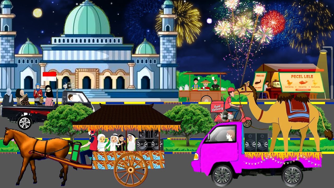 Maulid Nabi Muhammad SAW,Pawai animasi termegah 1444 h / 2022 - YouTube