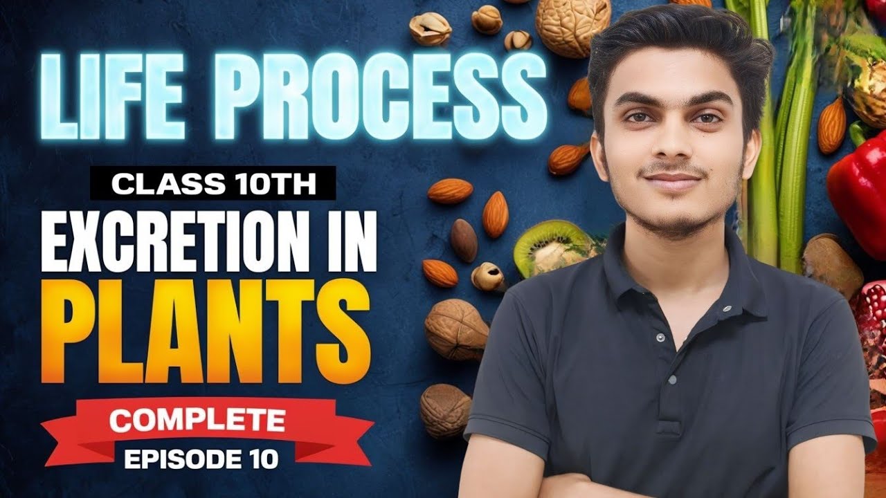 Excretion in plants and Hemodialysis || Life process || Class 10th || Episode 10 - YouTube