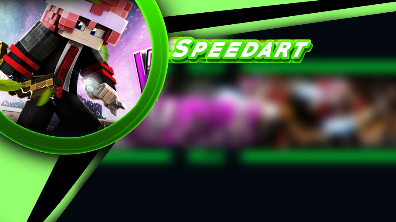 MINECRAFT YT Banner Speed Art | For Kevorz - YouTube