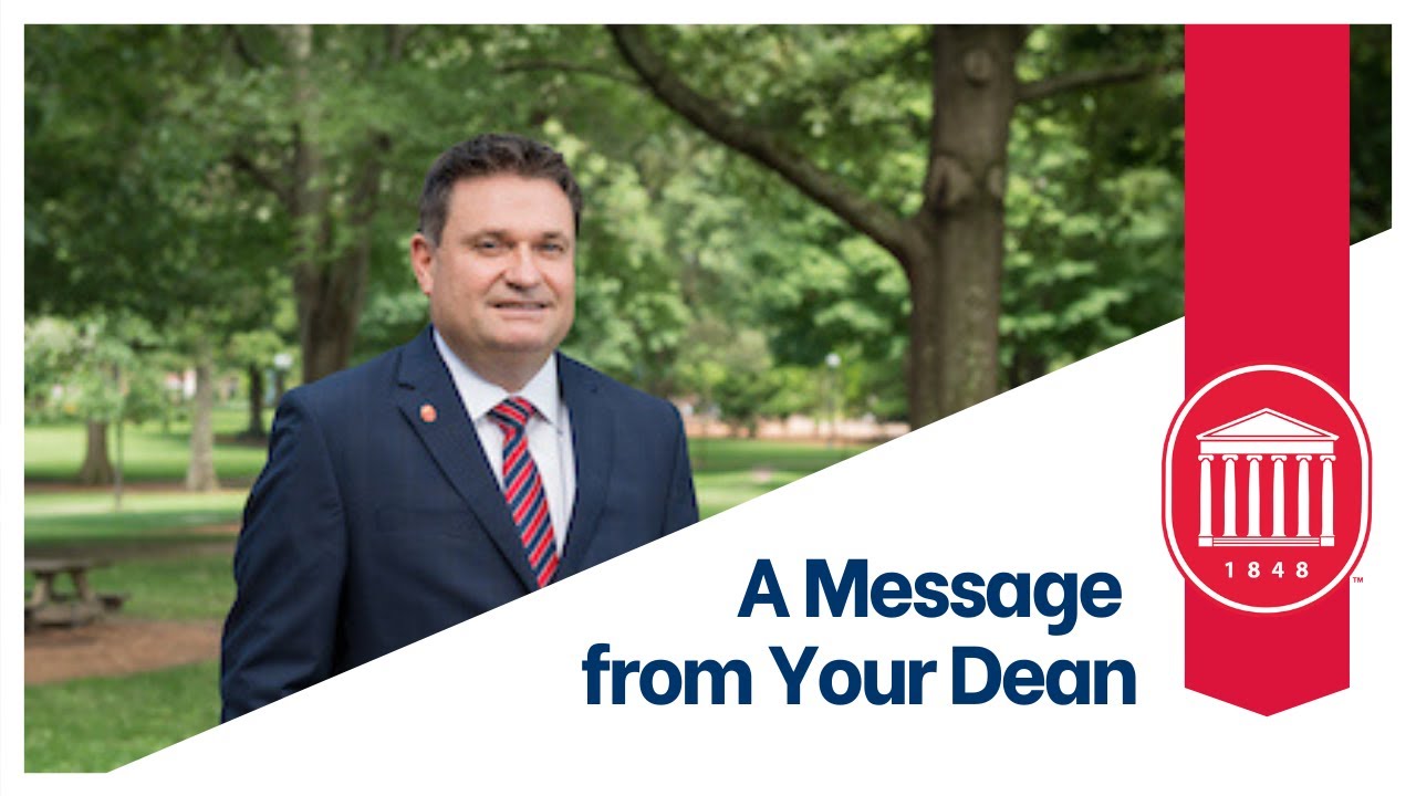A Message from Your Dean - YouTube