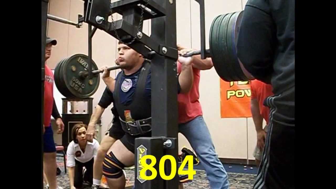 Aaron Gonzales 804 Squat @ APF Texas Cup Powerlifting Meet 11-05-11 ...