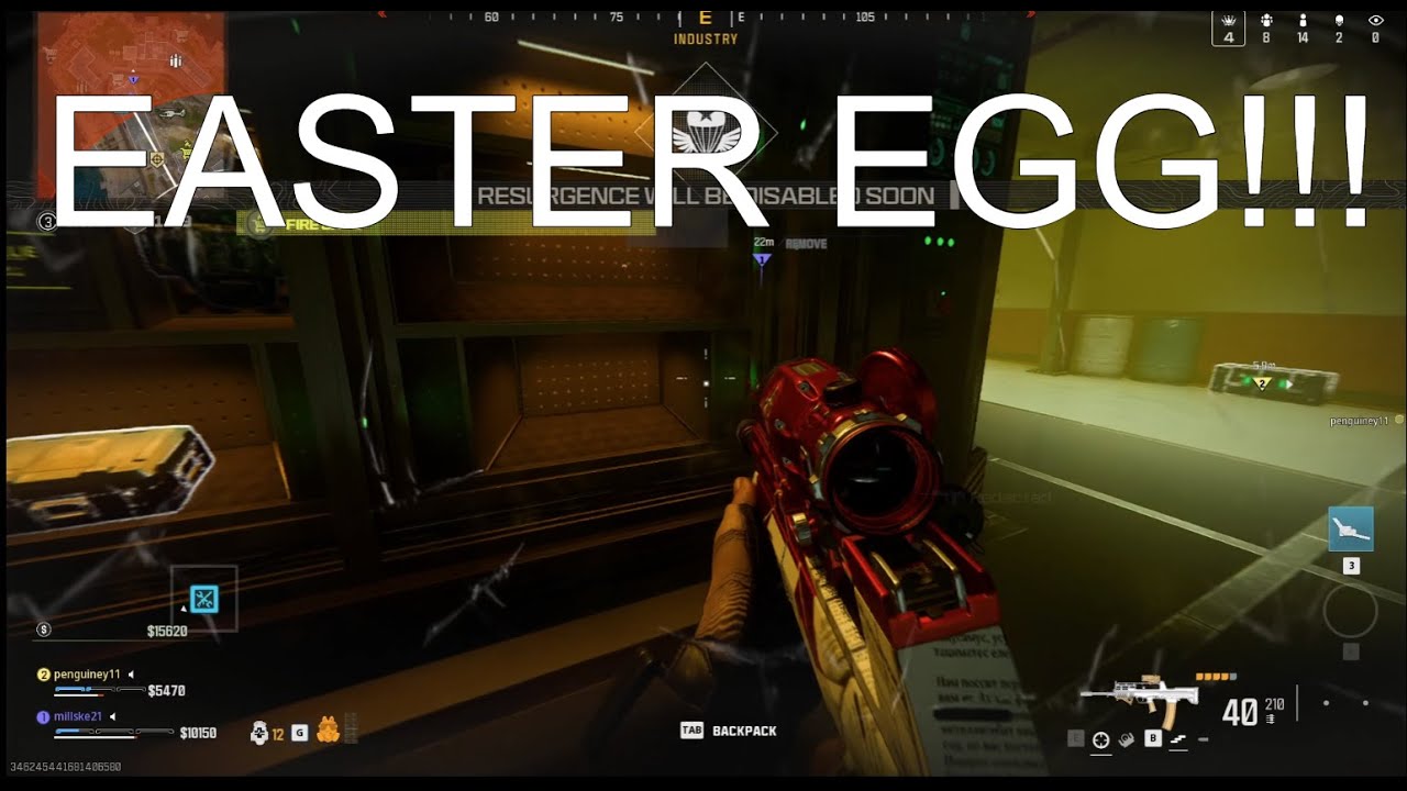 The First EASTER EGG in rebirth island - YouTube