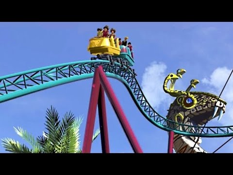 Cobra's Curse Roller Coaster Busch Gardens Tampa - YouTube