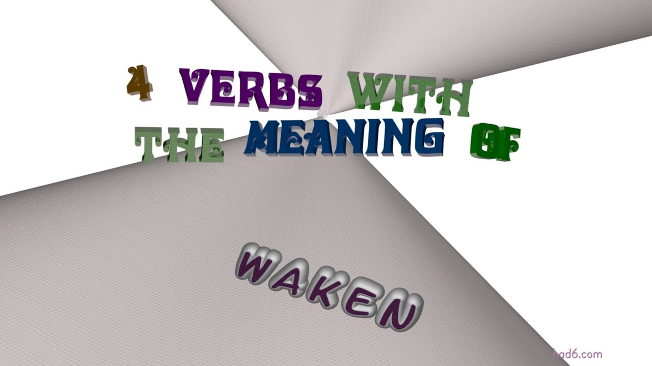 Waken 6 Verbs Synonym Of Waken sentence Examples YouTube waken-6-verbs-synonym-of-waken-sentence-examples-youtube