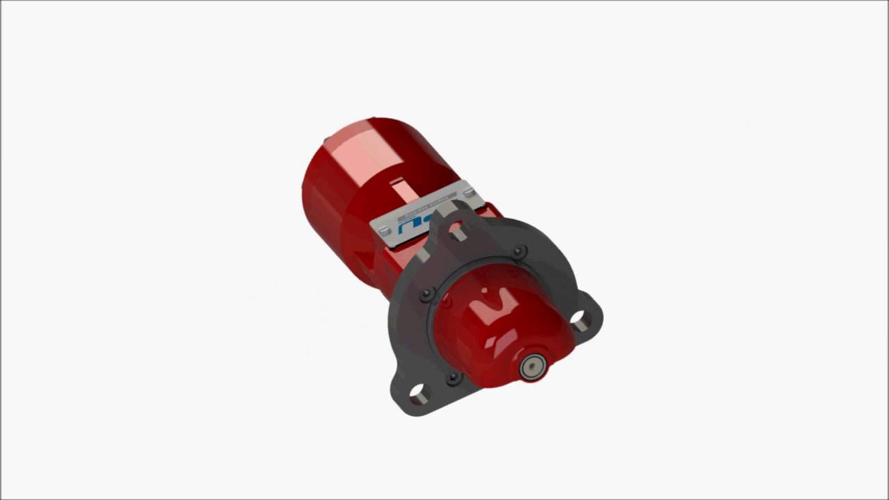 IPU Group Hydraulic Starter Motor M28 - YouTube