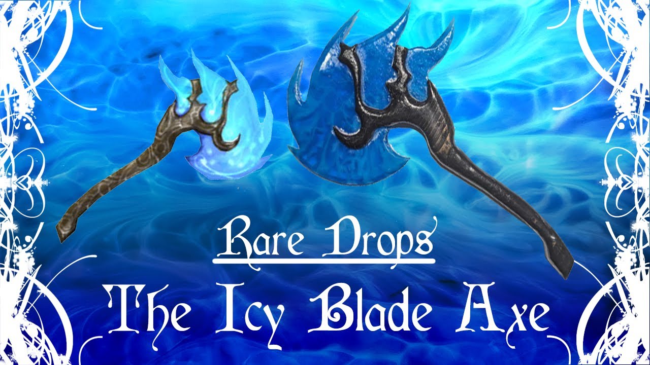 Rare Drops: Making the Icy Blade Axe of Guild Wars - YouTube