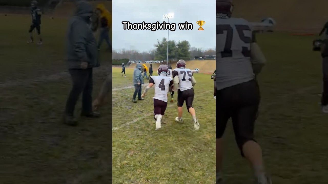 turkey day win 🏆 #football #turkeyday #thanksgiving # ...