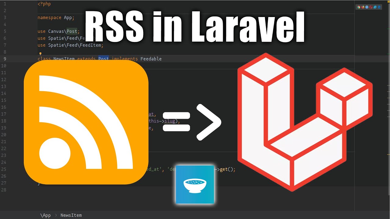 Adding An Rss Feed To Any Laravel Site Tutorial Youtube 0447